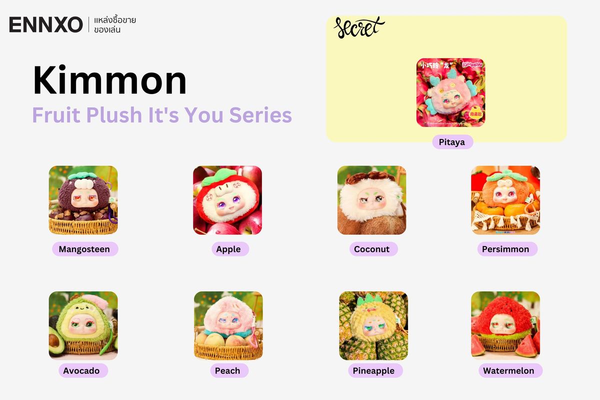 กล่องสุ่มตุ๊กตา Kimmon (คิมม่อน) มีกี่คอลเลคชั่น กี่แบบให้สะสม | ENNXO