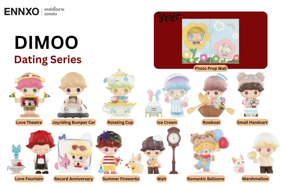รวมคอลเลคชั่น Dimoo อาร์ตทอย Pop Mart ทุกรุ่น มีกี่แบบ อะไรบ้าง? | ENNXO