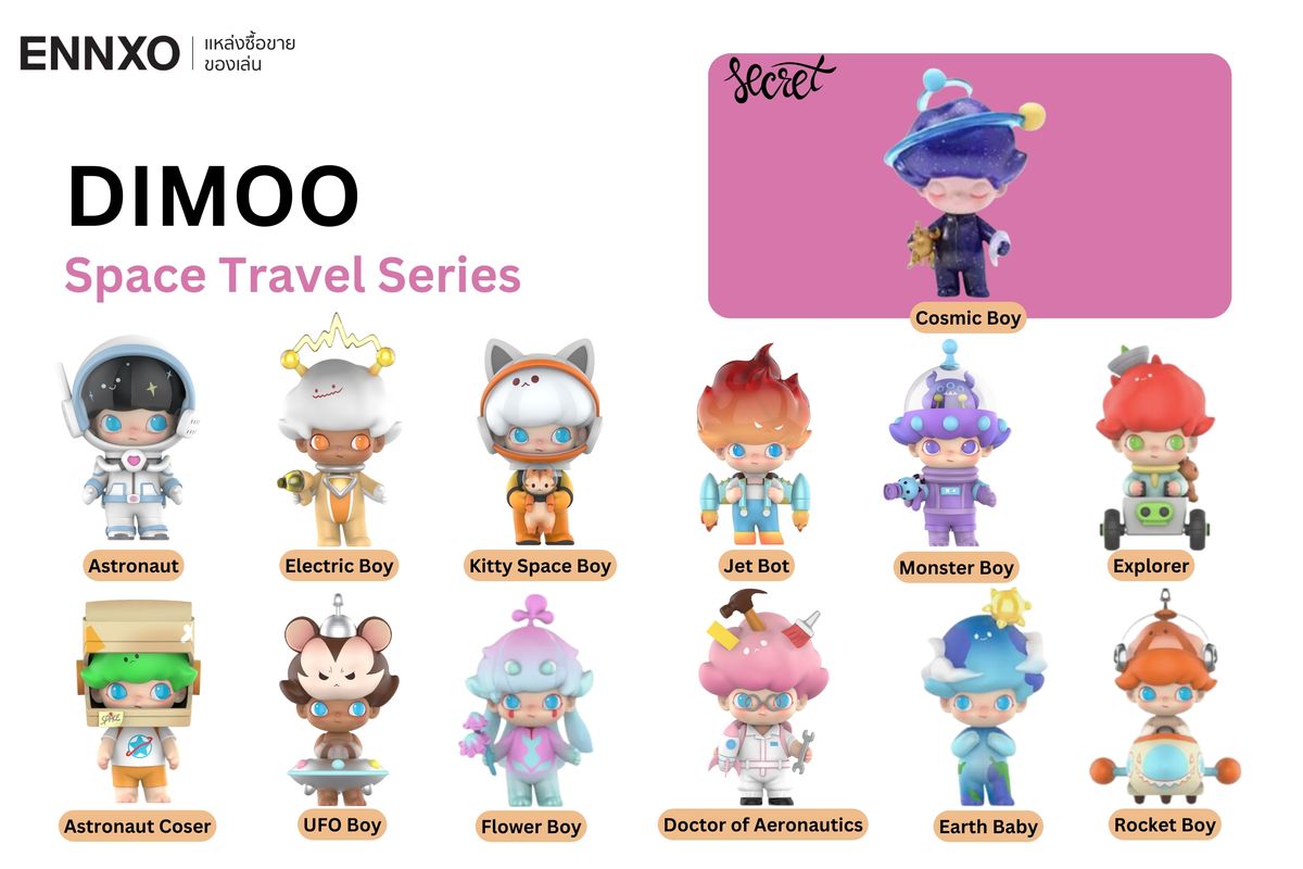 รวมคอลเลคชั่น Dimoo อาร์ตทอย Pop Mart ทุกรุ่น มีกี่แบบ อะไรบ้าง? | ENNXO