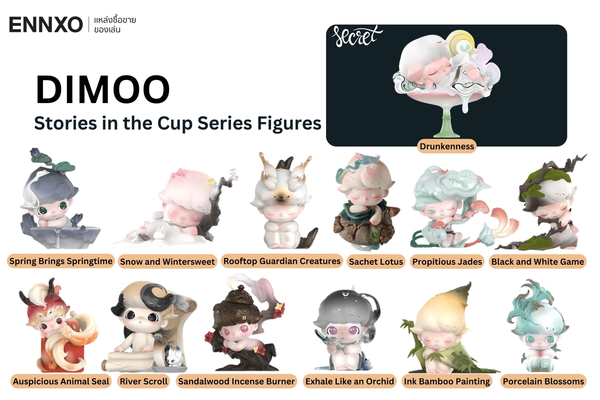 รวมคอลเลคชั่น Dimoo อาร์ตทอย Pop Mart ทุกรุ่น มีกี่แบบ อะไรบ้าง? | ENNXO