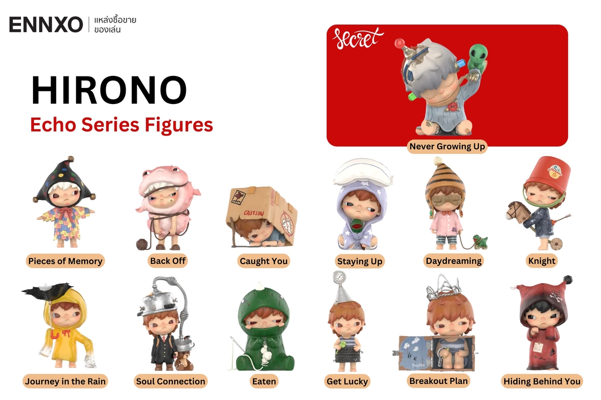 รวม Hirono อาร์ตทอย Pop Mart ทุกคอลเลคชั่น มีกี่รุ่นให้สะสม | ENNXO