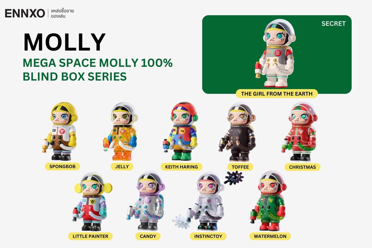 อาร์ตทอยมอลลี่ (Molly) จาก Pop Mart มีทั้งหมดกี่คอลเลคชั่น มีกี่แบบ | ENNXO