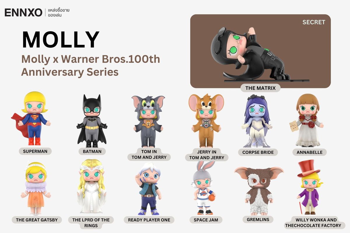 อาร์ตทอยมอลลี่ (Molly) จาก Pop Mart มีทั้งหมดกี่คอลเลคชั่น มีกี่แบบ | ENNXO