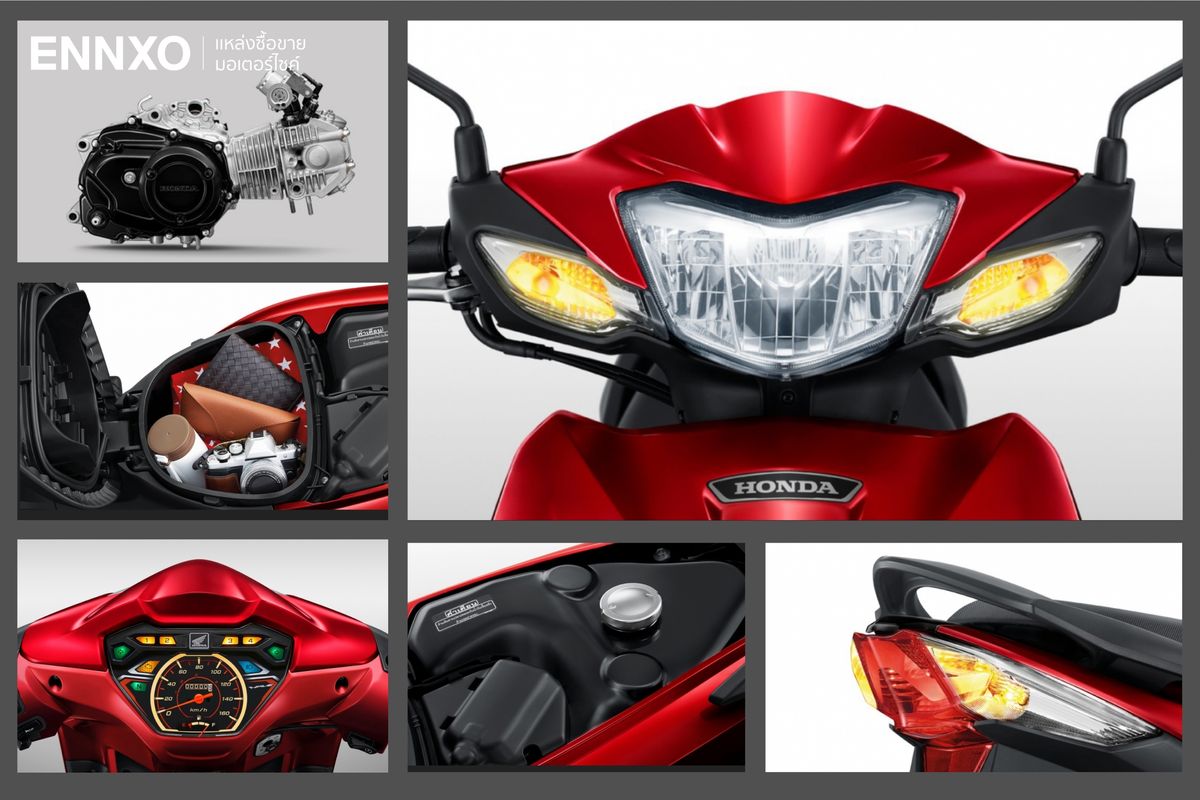 ราคาและตารางผ่อน-ดาวน์ New Honda Wave 110i 2024 ฮอนด้า เวฟ 110i รุ่นใหม่ | ENNXO