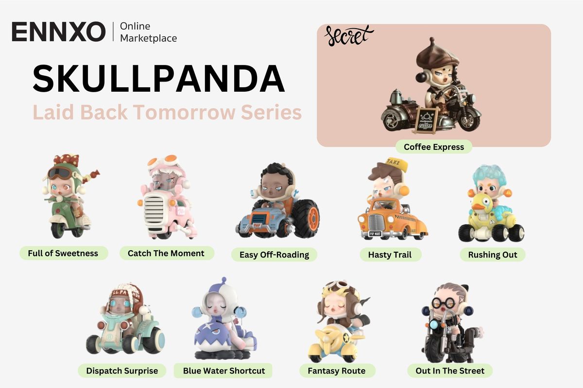Skullpanda Art Toys - All Collections, Series and Figures | ENNXO