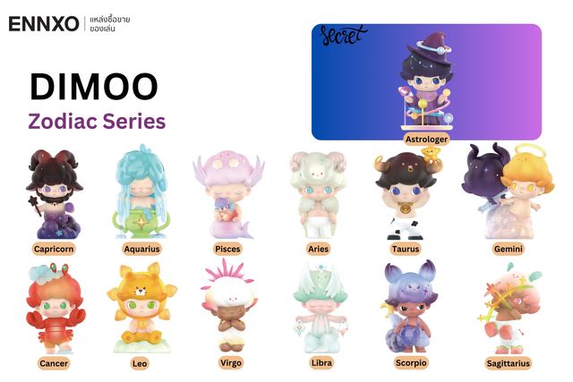 รวมคอลเลคชั่น Dimoo อาร์ตทอย Pop Mart ทุกรุ่น มีกี่แบบ อะไรบ้าง? | ENNXO
