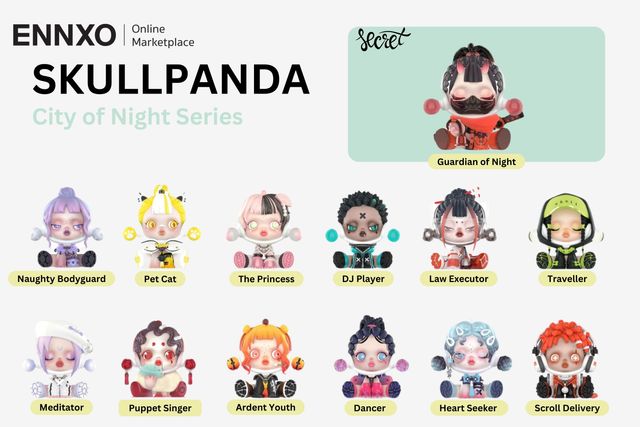 Skullpanda Art Toys - All Collections, Series and Figures | ENNXO