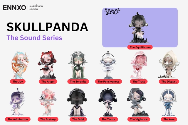 อาร์ตทอย Skullpanda สคัลแพนด้า มีกี่คอลเลคชั่น กี่รุ่น อะไรบ้าง? | ENNXO
