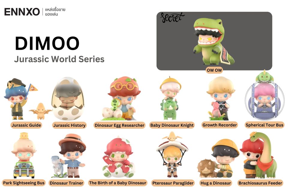 รวมคอลเลคชั่น Dimoo อาร์ตทอย Pop Mart ทุกรุ่น มีกี่แบบ อะไรบ้าง? | ENNXO