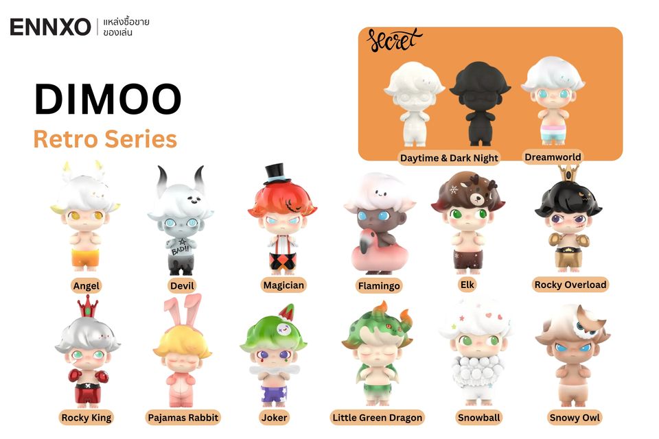 รวมคอลเลคชั่น Dimoo อาร์ตทอย Pop Mart ทุกรุ่น มีกี่แบบ อะไรบ้าง? | ENNXO