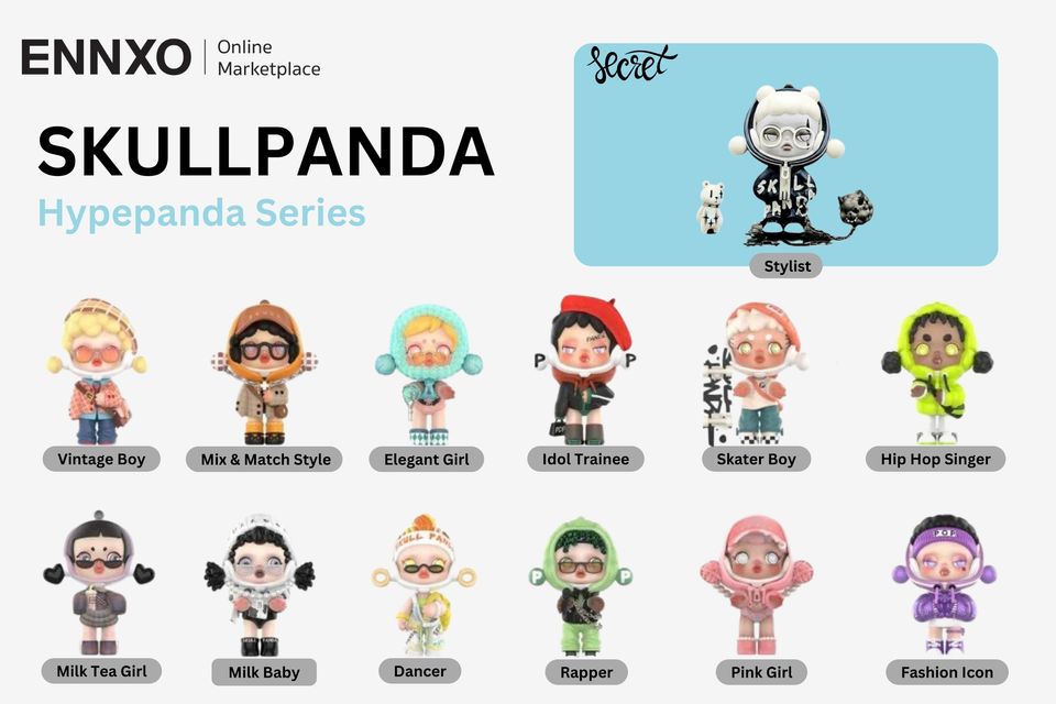 Skullpanda Art Toys - All Collections, Series and Figures | ENNXO