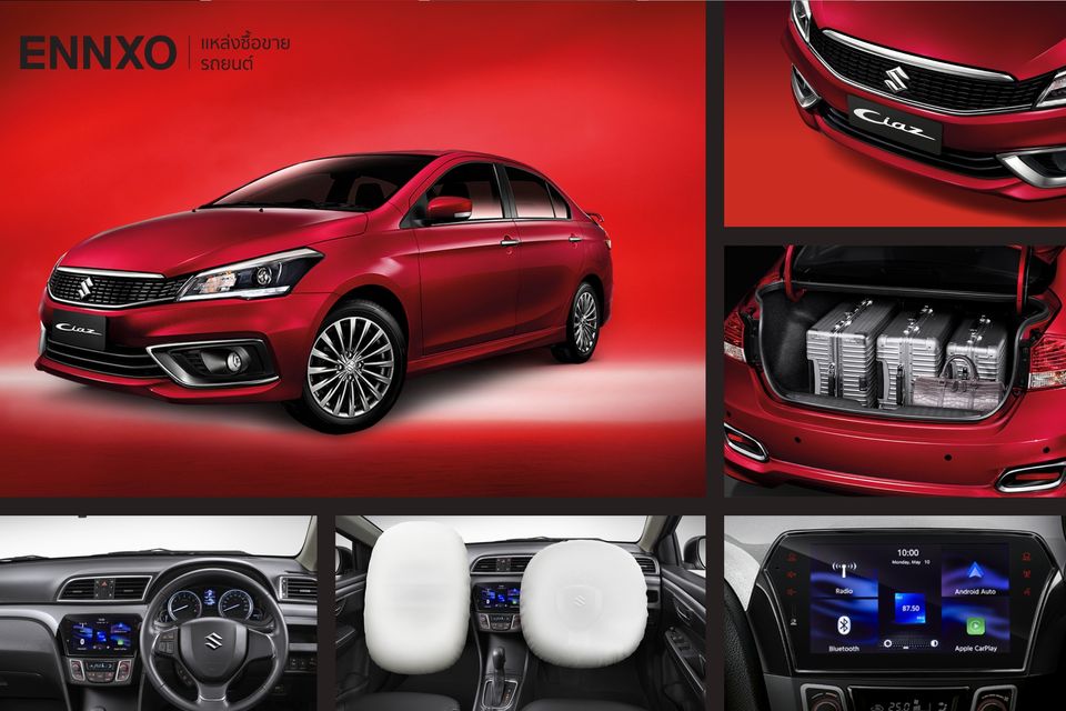 ราคาและตารางผ่อนรถ Suzuki Ciaz 2024 ซูซูกิ เซียส รุ่นใหม่ ล่าสุด | ENNXO