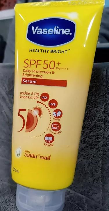 Vaseline Healthy Bright SPF 50+ PA++++ Sun+Pollution Protection Concentrate Brightening Serum ...