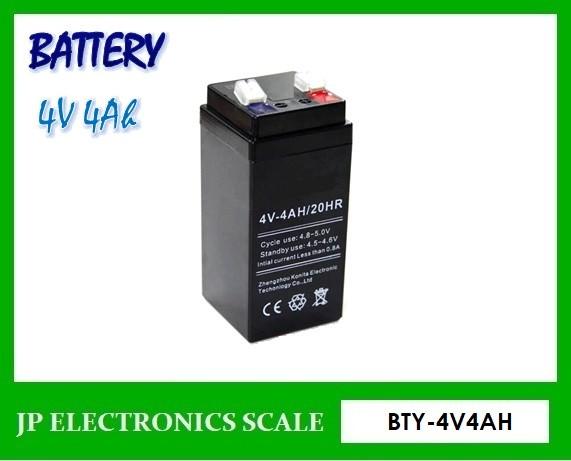 แบตเตอรี่อะไหล่เครื่องชั่ง แบตหน้าจอเครื่องชั่ง BATTERY 4V 4Ah | ENNXO