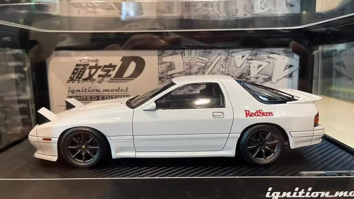 IG2870 1/18 INITIAL D Mazda Savanna RX-7 Infini (FC3S) White | ENNXO