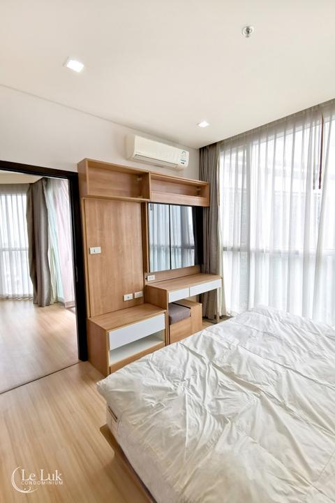 ขาย Le Luk Condominium (เลอลักซ์ คอนโดมิเนียม) 52.11 ตรม 1 ห้องนอน ชั้น 6 ระเบียงทิศตะวันออก ...