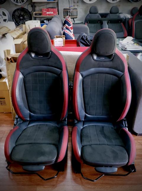 เบาะ John Cooper Works Dinamica/leather Sport Seat, Carbon Black | ENNXO