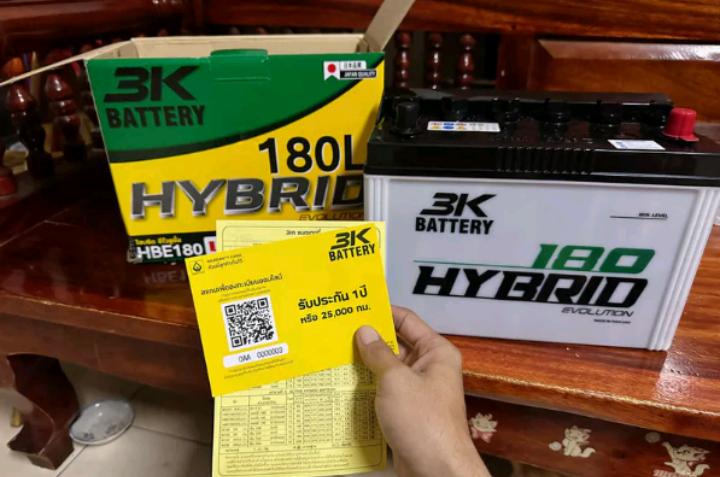 แบตเตอรีรถยนต์ 3K รุ่น HB 180L | ENNXO