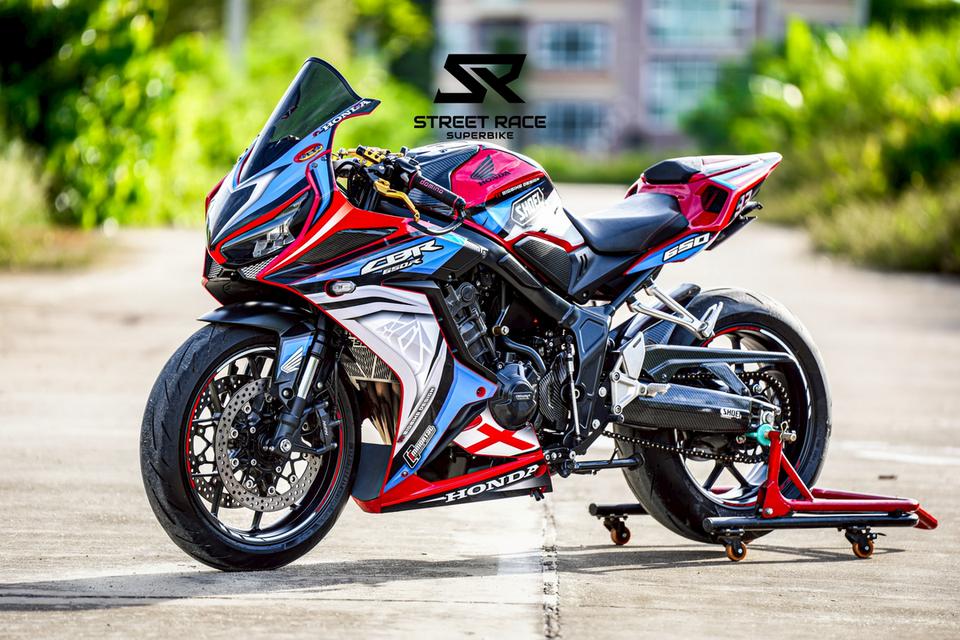 2022 Honda cbr650r แดงสีไตร รถปี 2022 รถสวย ของแต่งแน่น ท่อ ar | ENNXO