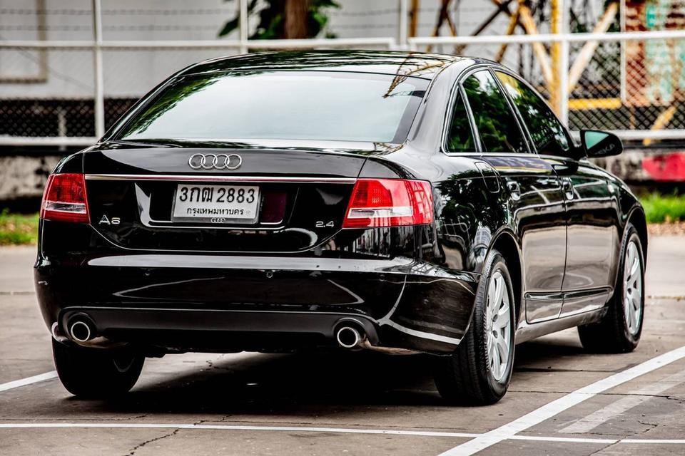 Audi A6 2.4L สีดำ ปี2006 มือเดียวป้ายแดง (ขายเงินสด) | ENNXO