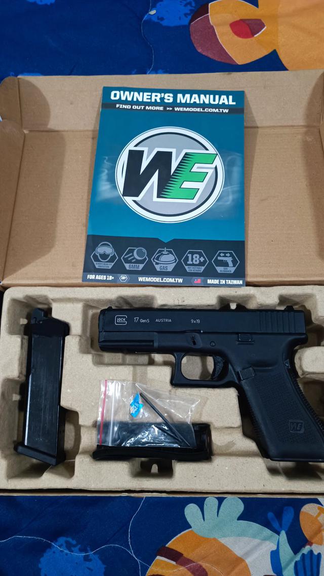 WE Glock 17gen5 มือ2 ของแถมตามรูป | ENNXO