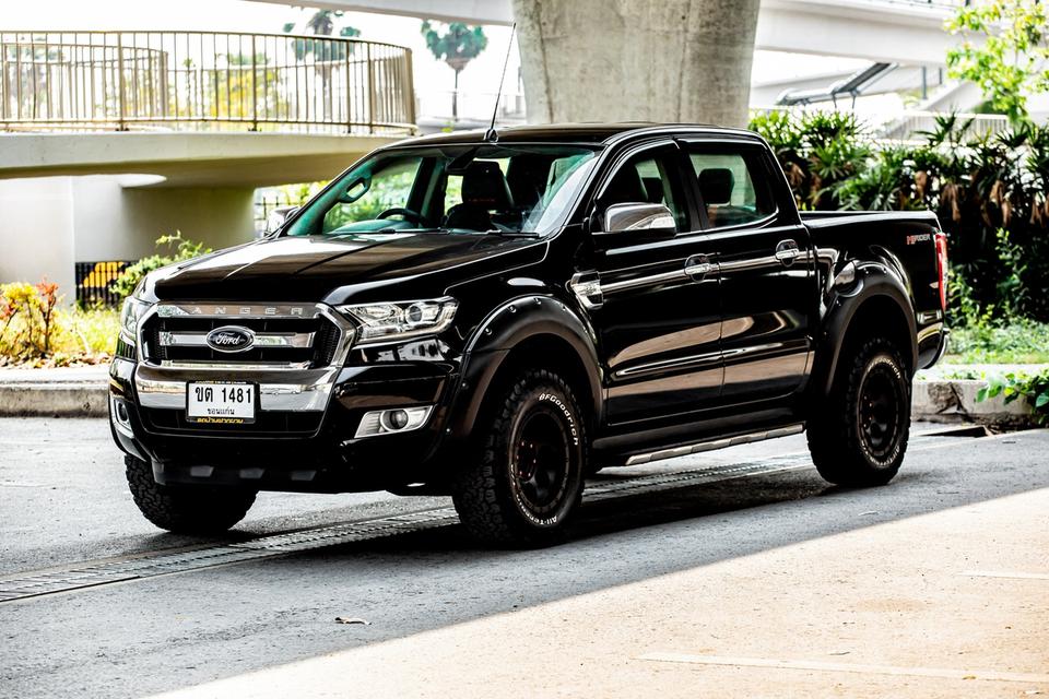 Ford Ranger 2.2 XLT Hi-Lander Double Cab เกียร์ AT ปี 2017 สีดำ สภาพดี ...
