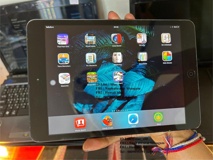IPad mini1 32GB TH ใส่ซิมได้ wifiได้ ไม่ติดIcloud รีเซ็ตได้ ใช้งานปกติ เครื่องไทยเดิมๆ | ENNXO