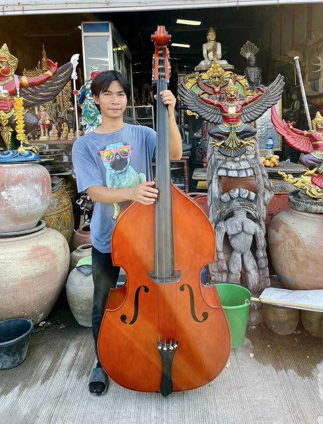 ดับเบิ้ลเบส Double Bass เครื่องดนตรีชิ้นใหญ่ เครื่องดนตรีวินเทจ | ENNXO