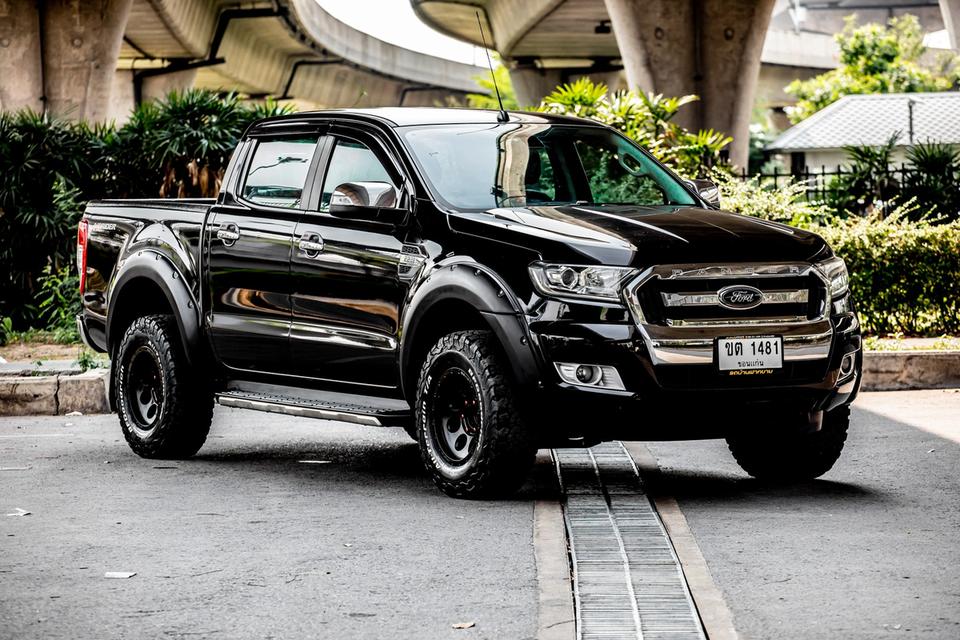 Ford Ranger 2.2 XLT Hi-Lander Double Cab เกียร์ AT ปี 2017 สีดำ สภาพดี ...