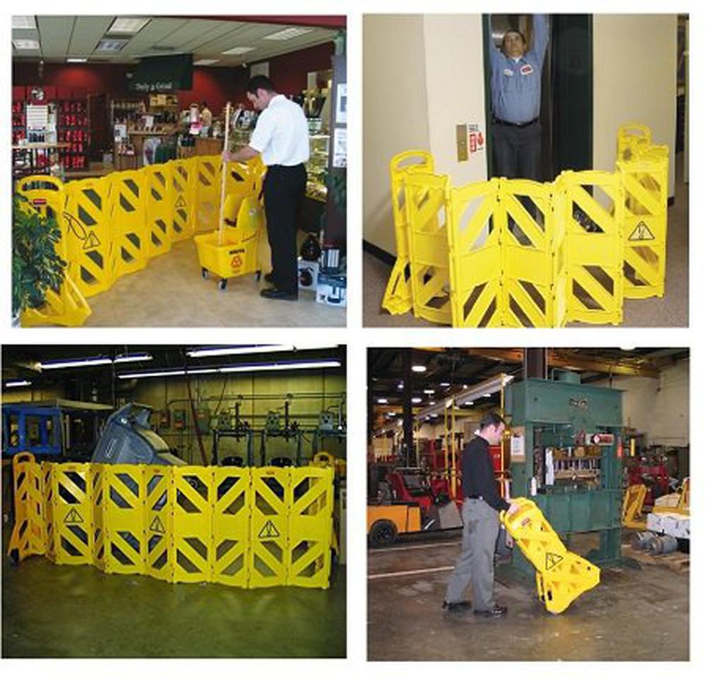 Mobile Barrier รั้วกั้นกันพื้นที่ซ่อมบำรุง | ENNXO